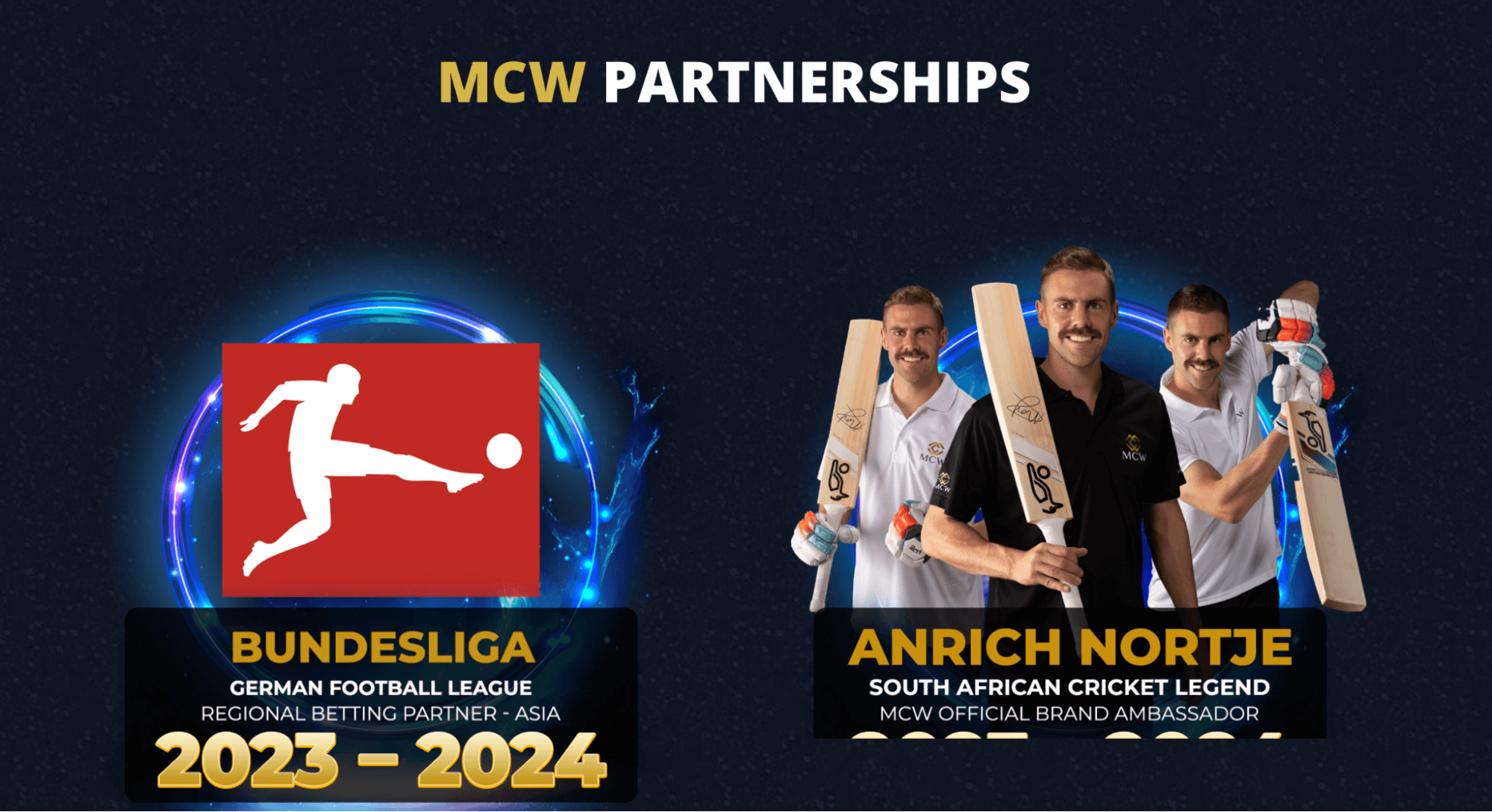 Official MCW Partnership & Brand Ambassadors